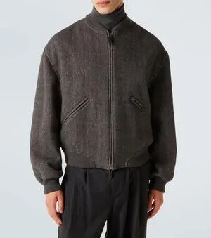 Giorgio Armani Cashmere Bomber Jacket