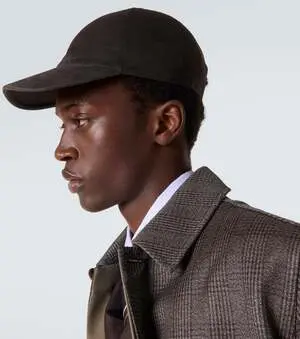 Brioni Cotton And Cashmere Baseball Cap