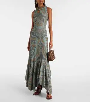 Etro Paisley Maxi Gown