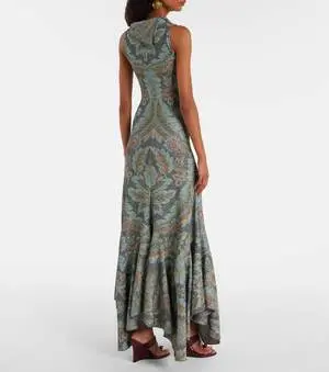 Etro Paisley Maxi Gown