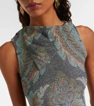 Etro Paisley Maxi Gown