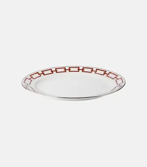 GINORI 1735 Porcelain Plate - Red