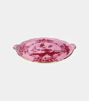 GINORI 1735 Oriente Italiano Porcelain Cake Plate - Pink