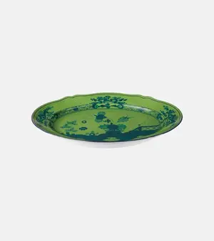 GINORI 1735 Oriente Italiano Porcelain Platter - Green