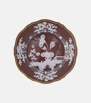 GINORI 1735 Oriente Italiano Porcelain Soup Plate Brown