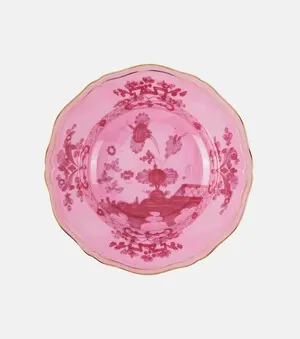 GINORI 1735 Oriente Italiano Porcelain Soup Plate - Pink