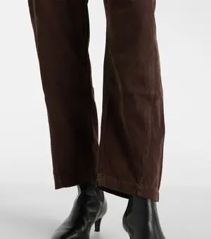 Velvet By Graham & Spencer Laney Cotton Straight Pants