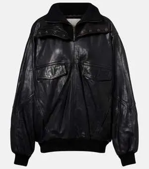 Isabel Marant Étoile Dorry Oversized Leather Jacket