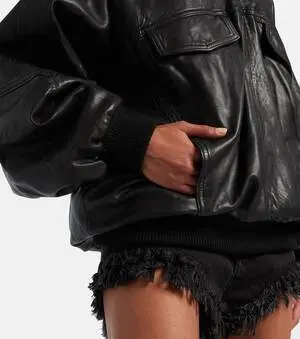 Isabel Marant Étoile Dorry Oversized Leather Jacket