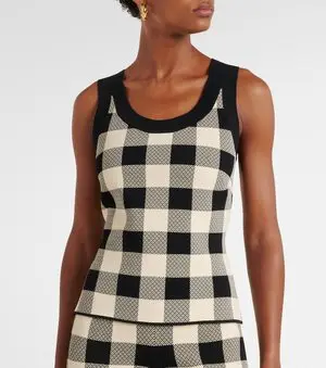 Posse Pippa Checked Tank Top - Multicoloured