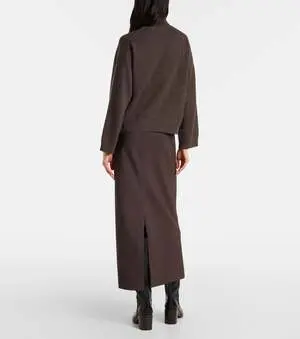 Brunello Cucinelli Monili Cashmere Turtleneck Sweater