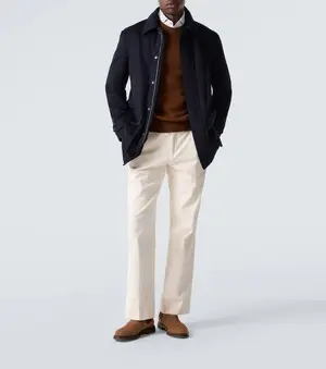 TOD'S Technical Virgin Wool Coat