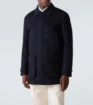 TOD'S Technical Virgin Wool Coat