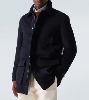 TOD'S Technical Virgin Wool Coat