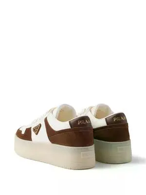 Prada Downtown Platform Sneakers - Brown