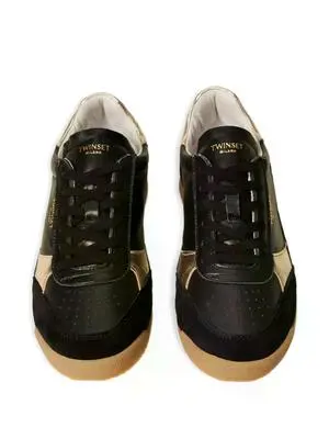 TWINSET Laminated-details Running Sneakers
