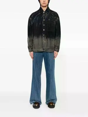 FENG CHEN WANG Gradient Denim Jacket