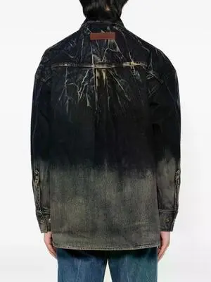 FENG CHEN WANG Gradient Denim Jacket