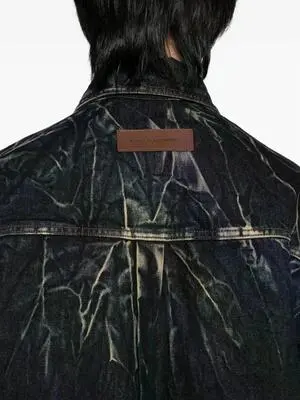 FENG CHEN WANG Gradient Denim Jacket