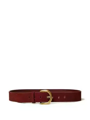 TWINSET Suede Belt With Buckle - Red