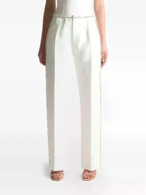 Manière De Voir Patricia Pleated Trousers - White
