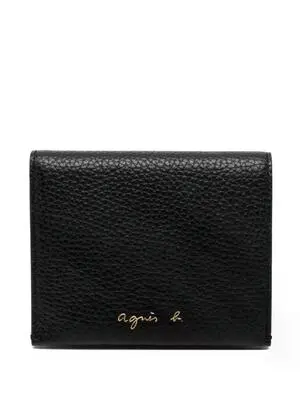 AGNÈS B. Leather Wallet - Black