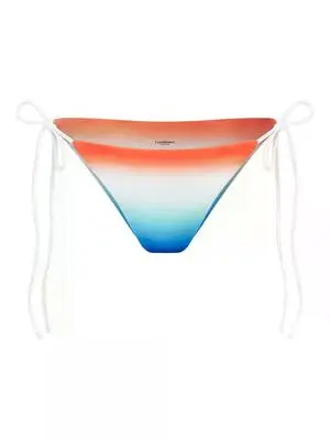Casablanca Ombre Tie-side Bikini Bottom - White