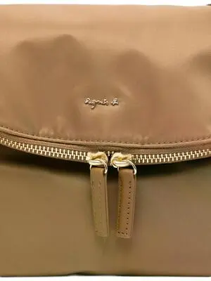 AGNES B. Logo-plaque Shoulder Bag