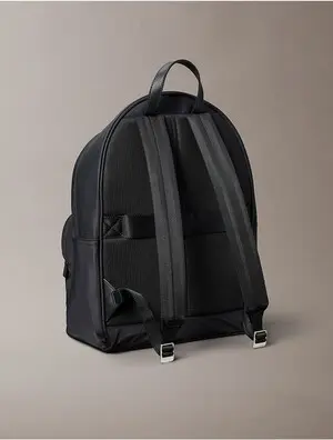 Calvin Klein Matte Nylon Backpack - Black