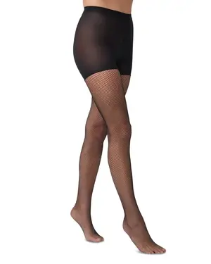 Hue Control Top Fishnet Tights