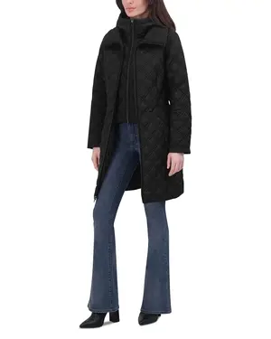 Tahari Laura Quilted Coat