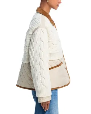 Rag & Bone Ivy Mixed Media Jacket