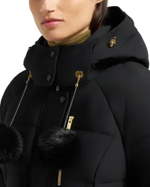 Moose Knuckles Cambria Shearling Trim Down Jacket