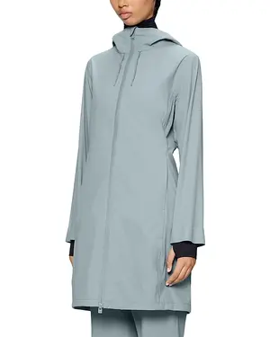Rains Suva Hardshell Long Jacket - Pool