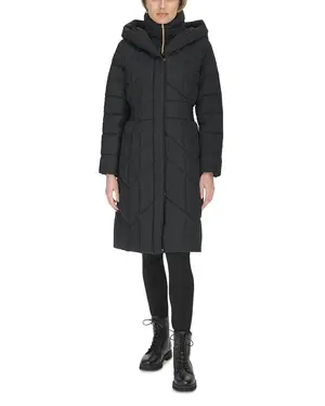 Cole Haan Hooded Puffer Coat