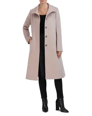Cole Haan Flared Button-front Coat