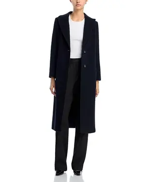 Cinzia Rocca Notch Collar Long Coat