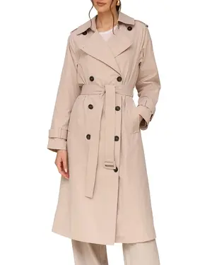 Avec Les Filles Belted Trench Coat