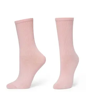 Hue Must Have Crew Socks - Chalk Pink