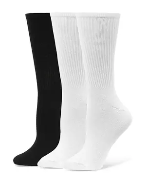 Hue Must Have Crew Socks Pack - White/black