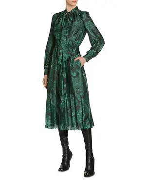 Etro Tie Neck Day Dresses