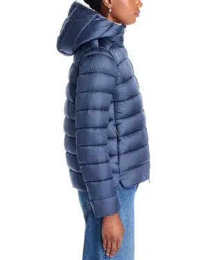 SAVE THE DUCK Faux Shearling Hooded Puffer Jacket