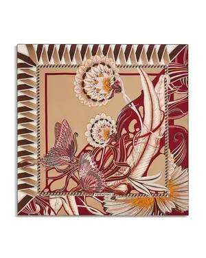 FERRAGAMO Giada Print Silk Scarf