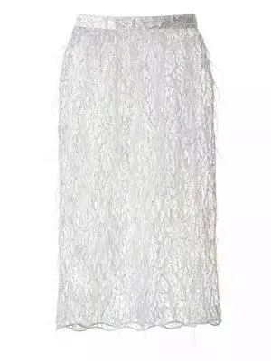 ALMAZ Sequin-embellished Midi Skirt