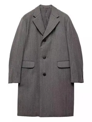 Prada Notched-lapel Wool Coat