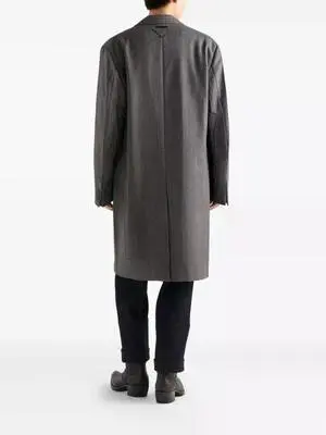 Prada Notched-lapel Wool Coat