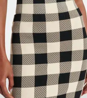 Posse Pippa Checked Maxi Skirt