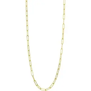 Lagos Anthem Paper Clip Chain Necklace - Gold