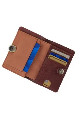 Hobo Small Hutton Leather Bifold Wallet