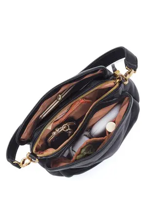 Hobo Starr Convertible Leather Shoulder Bag - Black